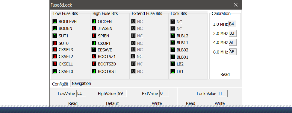 کار با نرم افزار ProgISP، نرم افزار پروگرامر USBasp - یوبرد