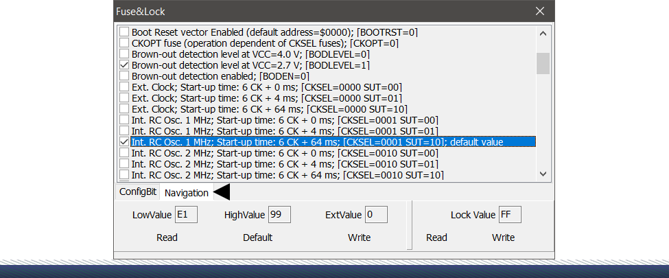 کار با نرم افزار ProgISP، نرم افزار پروگرامر USBasp - یوبرد