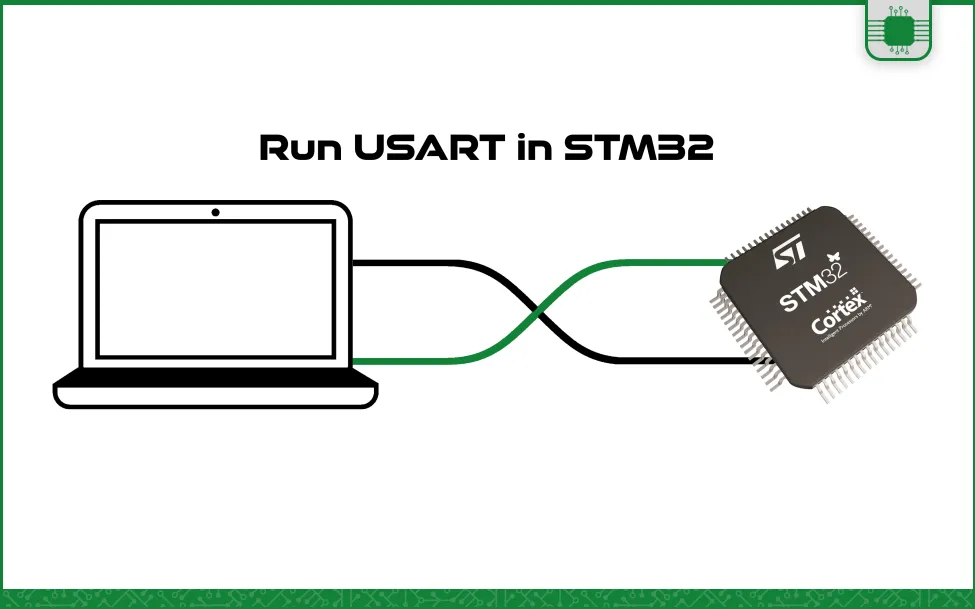 راه اندازی UART در STM32، رجیستری و HAL - یوبرد